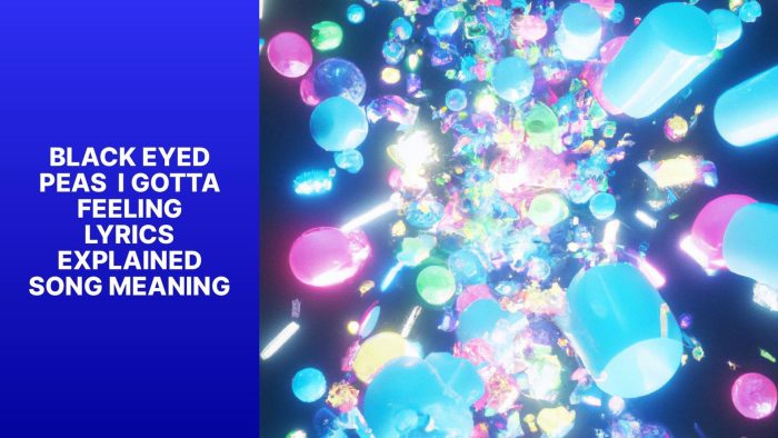Black Eyed Peas - I Gotta Feeling Lyrics Explained & Song Meaning